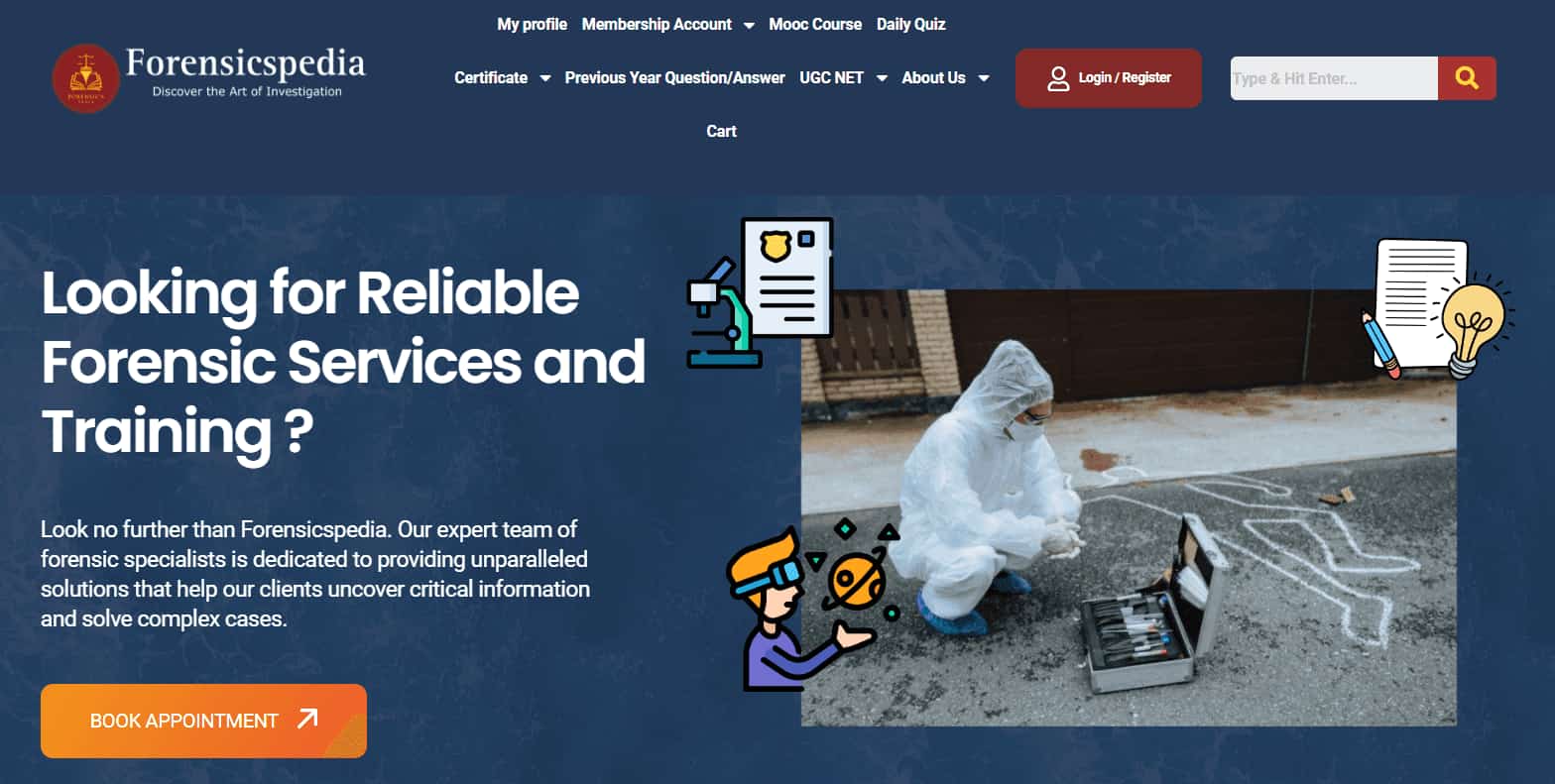 Forensicspedia | Forensic Science Institute — Courses, Services & Training